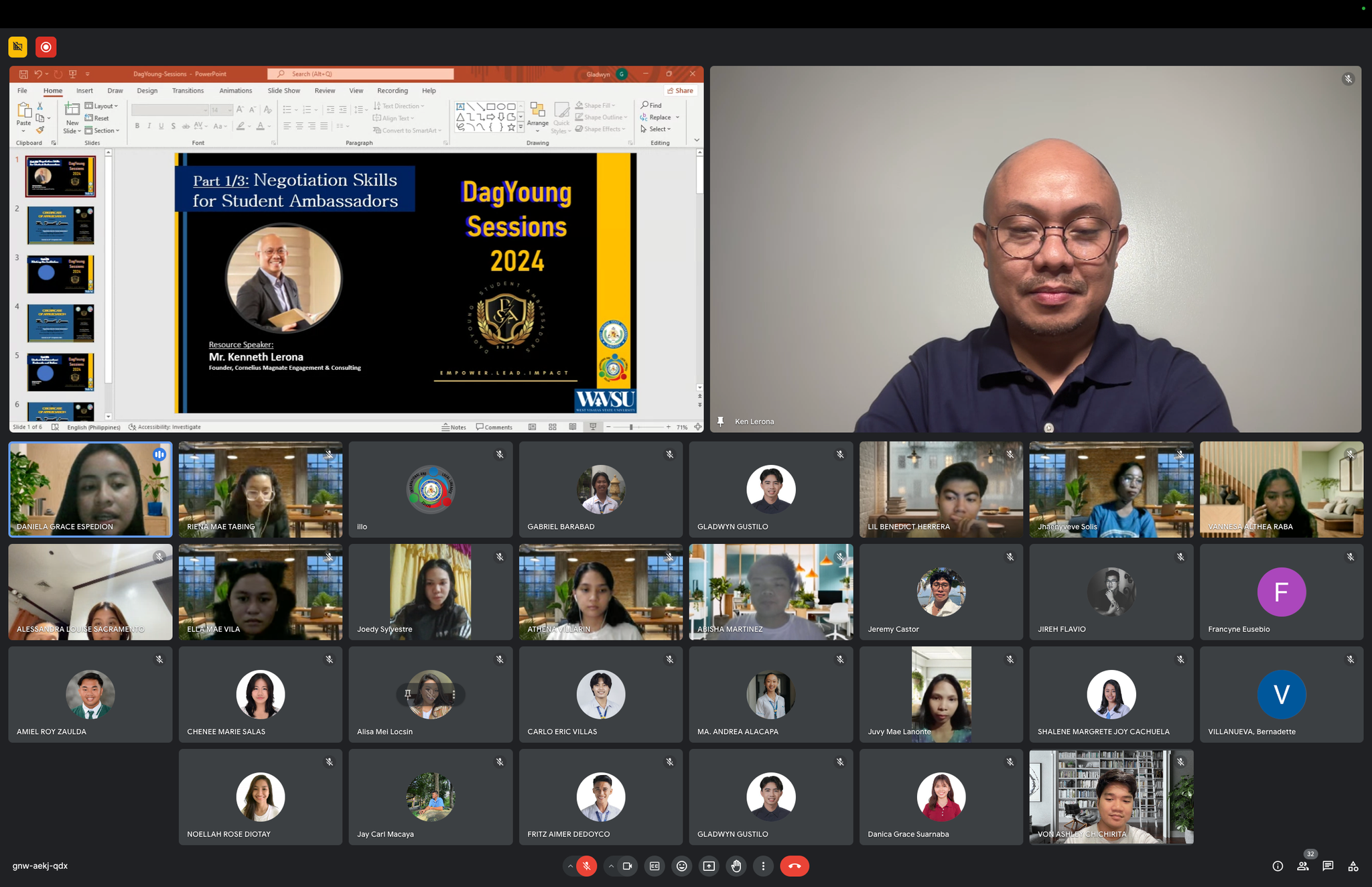 ILLO organizes workshop to foster negotiation skills among DagYoung student ambassadors - WVSU