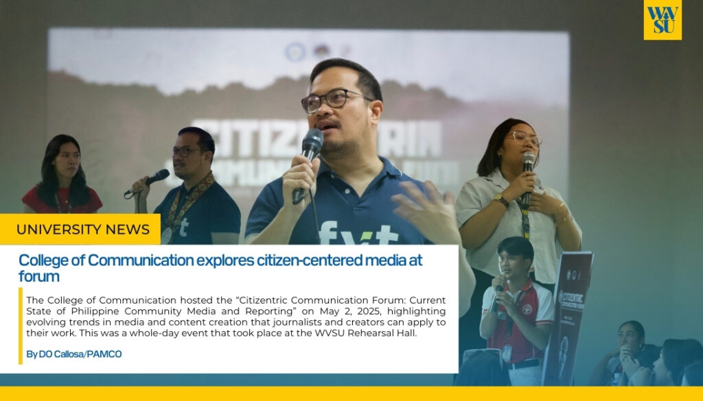 College of Communication explores citizen-centered media at forum - WVSU